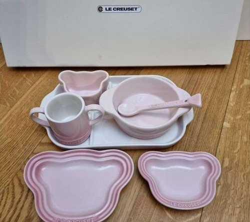 Детский набор посуды Le creuset для девочки