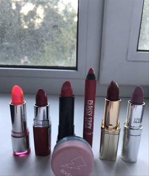 Яркие помады L’Oréal, Maybelline, Catrice, Bourjoi