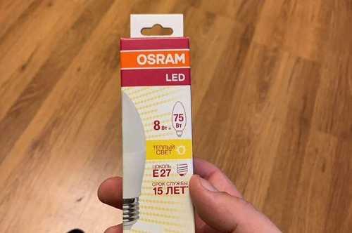 Лампа свечка светодиодная Osram
