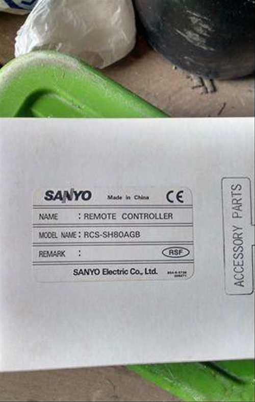 Пульт сплита Sanyo RCS-SH80AGB