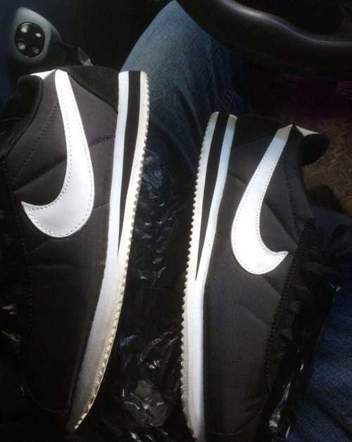 Nike Cortez nylon (black/white) 43р(27см)