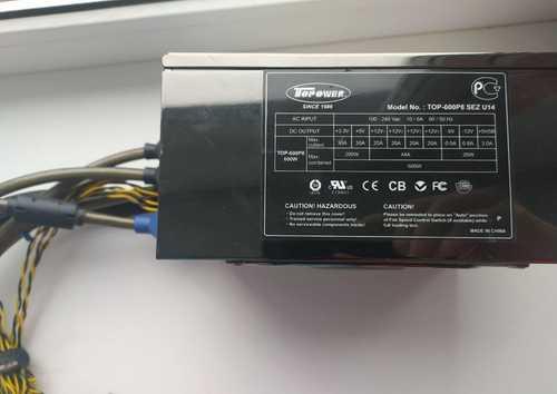 Блок питания Topower TOP-600P8 U14 600W
