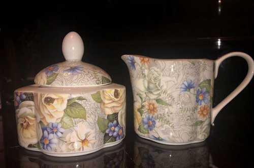Набор керамический imari сахарница и молочник