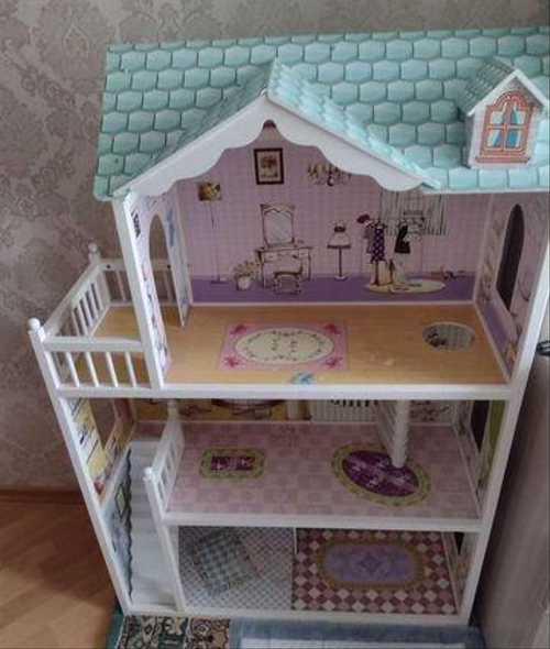 Кукольный домик, с гаражом