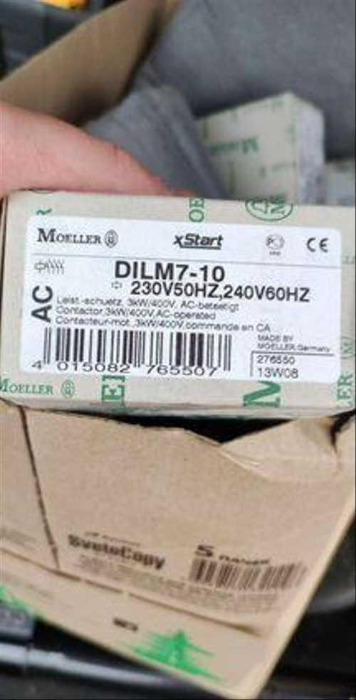 Контактор. Moeller dilm 7-10