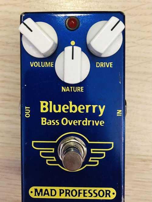 Гитарная педаль blueberry bass overdrive