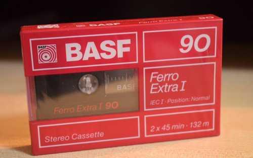 Аудиокассета basf Ferro Extra 90 чистая