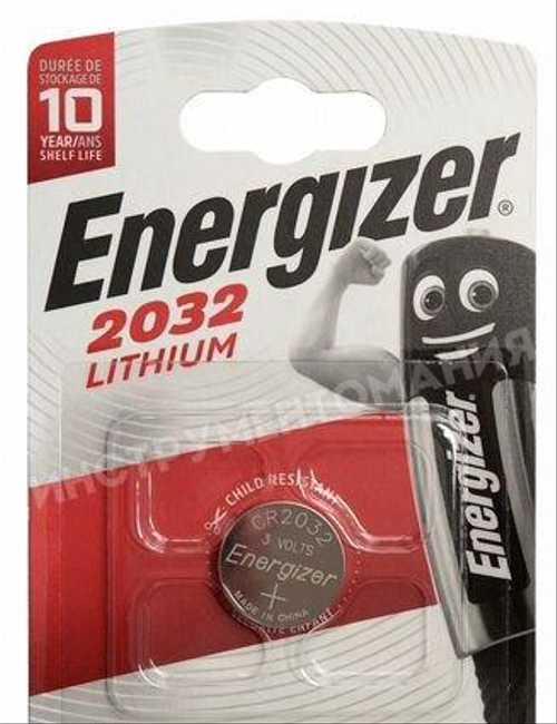 Батарейка CR2032 energizer E301021302