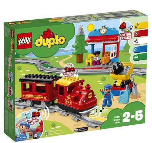 Lego Duplo 10874 Town Поезд на паровой тяге