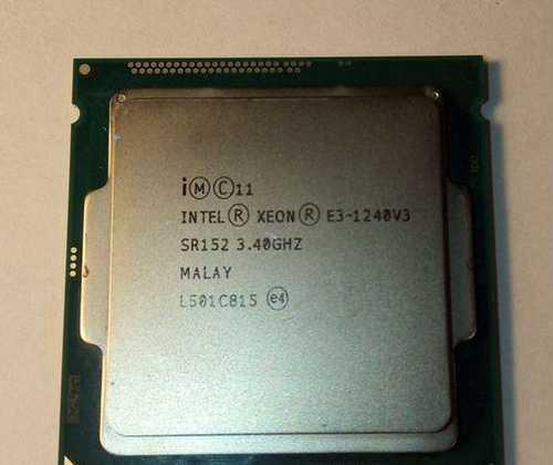 Процессор Intel Xeon e3 1240 v3 (i7-4770) (LGA 115