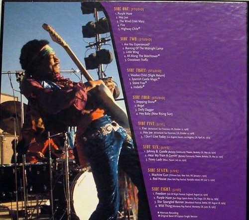 Винил Jimi Hendrix (11LP), Santana, Guns N Roses