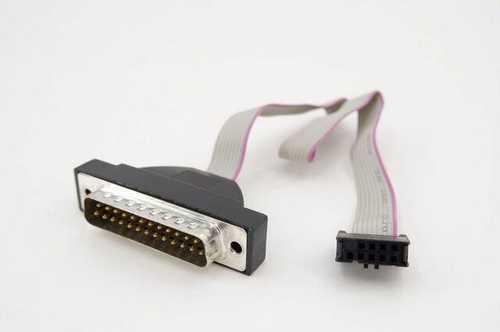 Ленточный кабель DB-25 pinout RS232 COMport