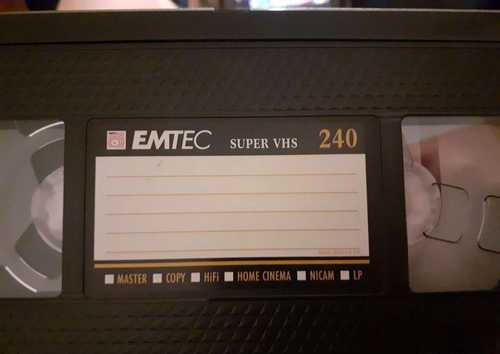 Видеокассета Emtec S-VHS