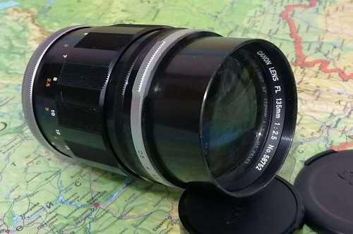 Объектив canon lens FL 135mm1:2.5