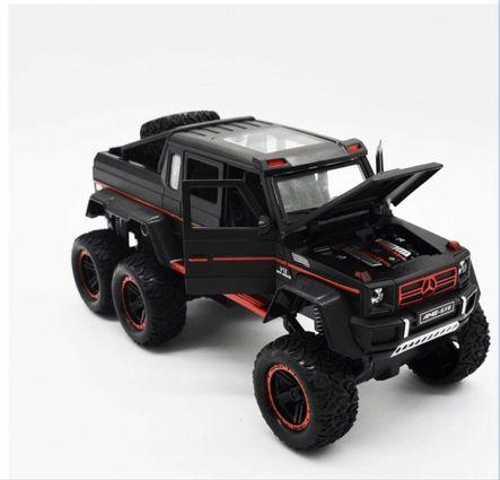 Модель Mercedes 6x6 Металлическая Машинка 1:24