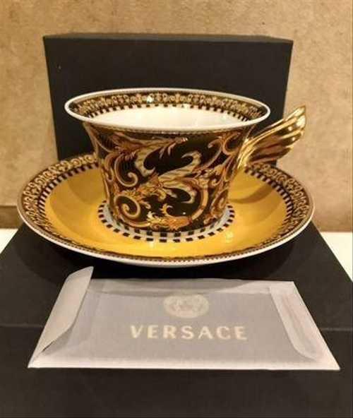 Чайная пара Versace Barocco Ikarus