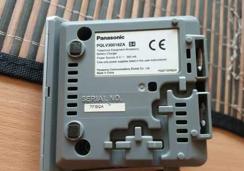 Радиотелефон panasonic pqlv30018za