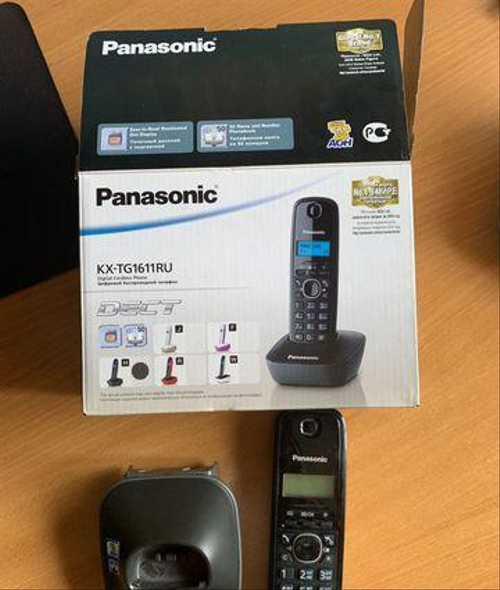 Домашний телефон Panasonic kx-tg1611ru | Festima.Ru - Мониторинг объявлений