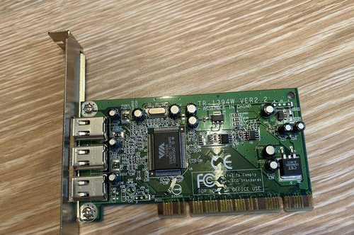 Контроллер Tekram TR-1394W FireWire PCI card 3