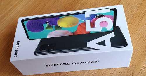 Samsung Galaxy A51 запечатан новый чёрный рст