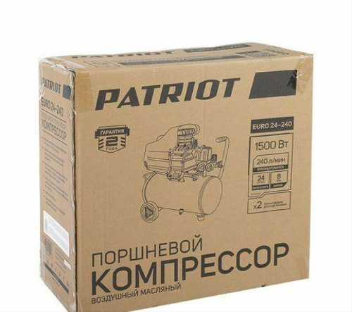 Компрессор Patriot поршневой масляный euro 24-240