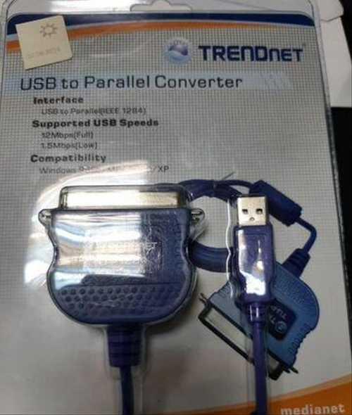 Переходник trendnet TU-P1284 USB-LPT