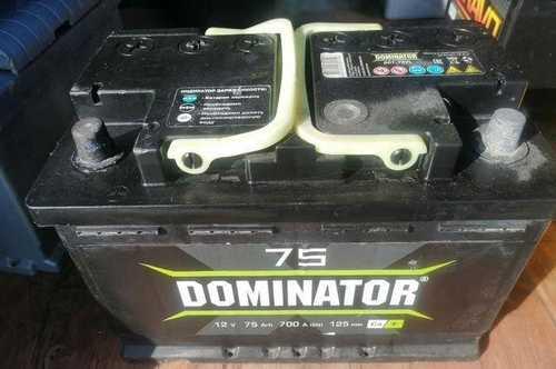 Аккумулятор 75 ач Dominator автомобильный