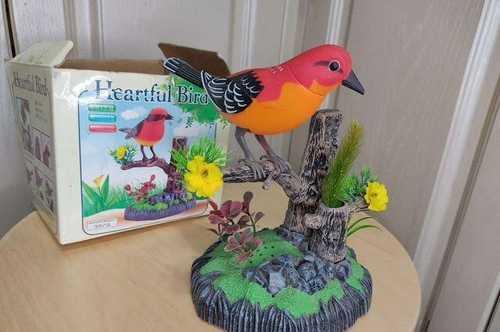 Музыкальная игрушка поющая птица "Heartful bird"