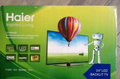 Телевизор Full HD Haier 24" LE24B8000F