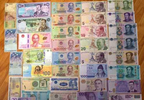 Колекция банкнот Таиланда, Вьетнама, Китая СССР