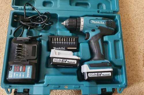 Шуруповерт Makita DF 347D новый, полный комплект