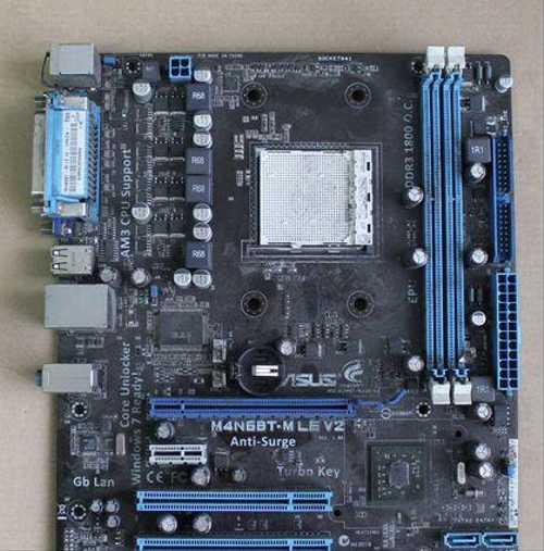 Плата asus m4N68-T-M LE V2 (Socket AM3), некомплек