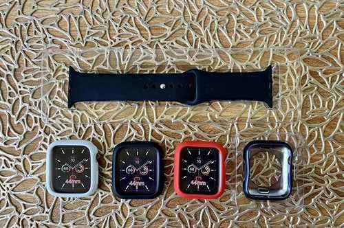 Цена за все четыре бампера и ремешек AppleWatch44