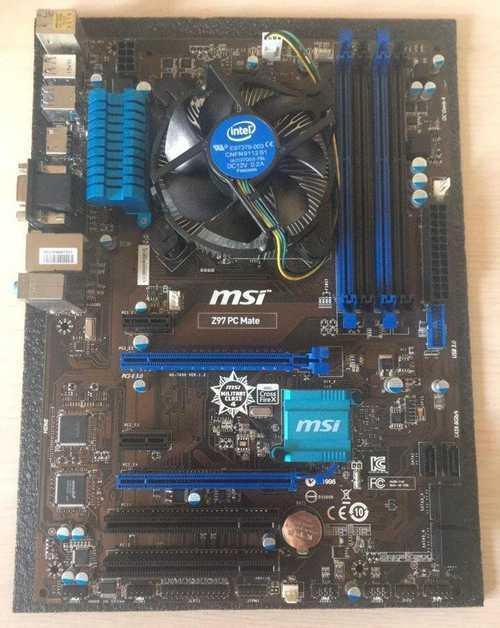 Комплект в сборе I5-4690K, MSI Z97 PC Mate