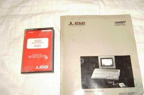 Atari 1040 ST- мануал и программа на аудиокассете