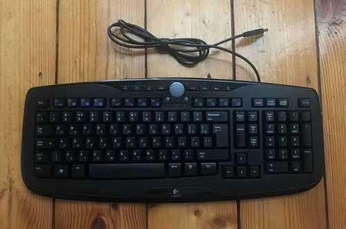 Мембранная клавиатура Logitech Media Keyboard 600