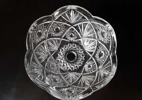 Салатник, конфетница, вазочка хрусталь, СССР, 60-е