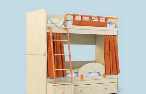 Кровать двухьярусная Сканд мебель