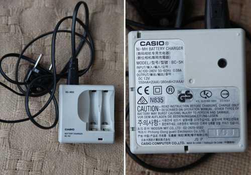 Зарядное устройство (б/у) casio для аккумуляторов