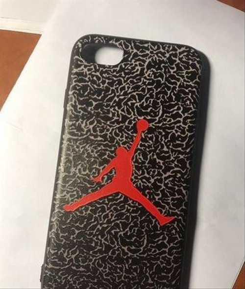 Силиконовый чехол для iPhone 7. Лого Air Jordan