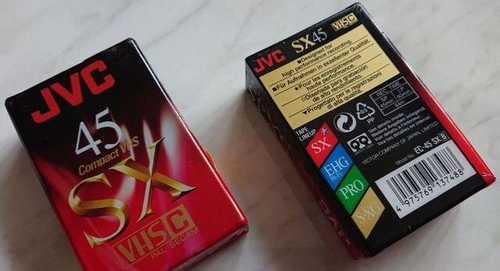 Новые Видеокассеты JVC EC-45 SX 45 VHS-C