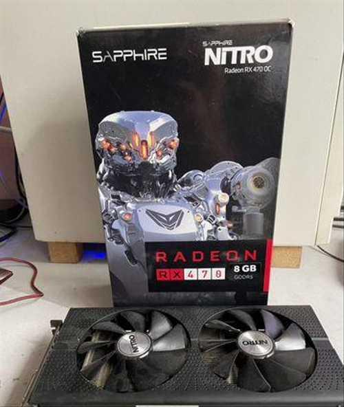 Видеокарта Rx470 8Gb Sapphire