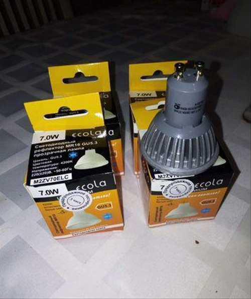 Светодиодные лампы ecola GU10