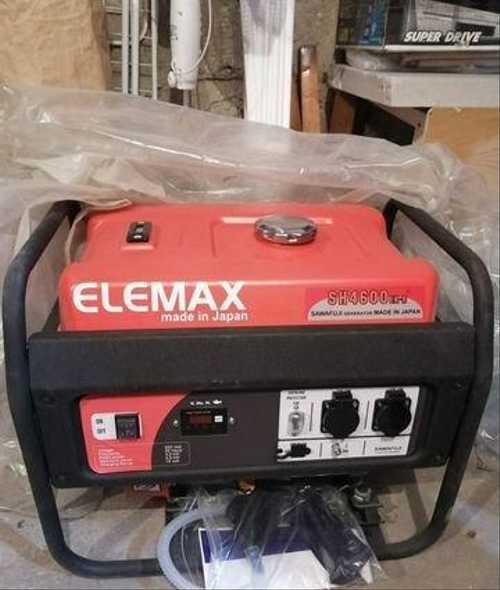 Бензиновый генератор elemax SH 4600 EX-R