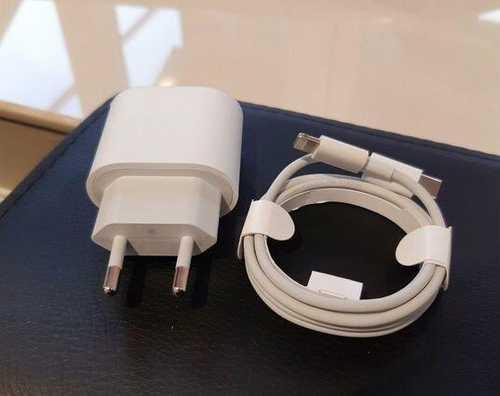 Адаптер для iPhone 20w и кабель type-c lightning