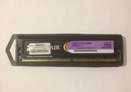 Память Corsair dimm DDR2, 1GB, 800 Мгц