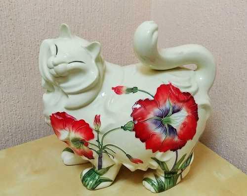 Кот, коллекционный фарфор, Италия