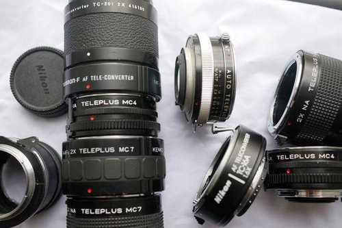 Nikon 1,4x 1,5x, 1,6x 2x телеконвертеры приближают