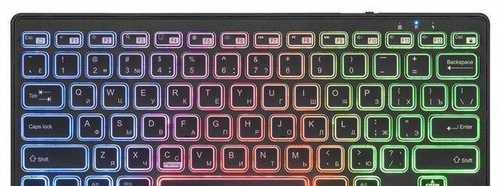 Беспроводная клавиатура Rii K09BT c подсветкой, че