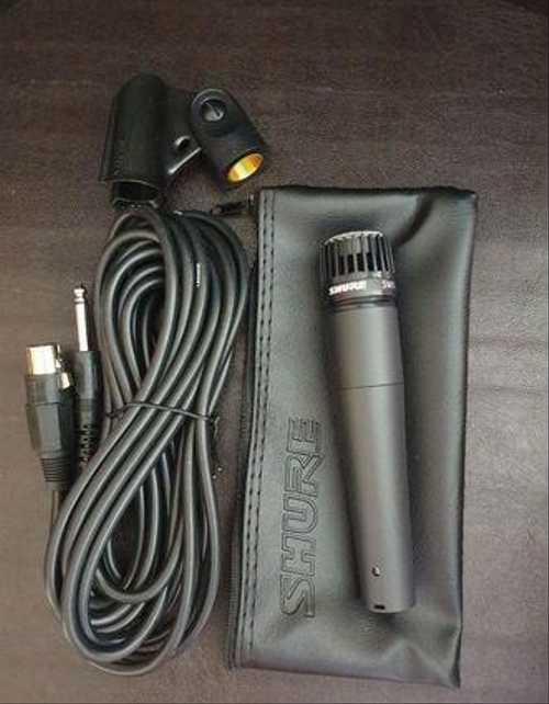 Shure SM57 динамический инструментальный микрофон
